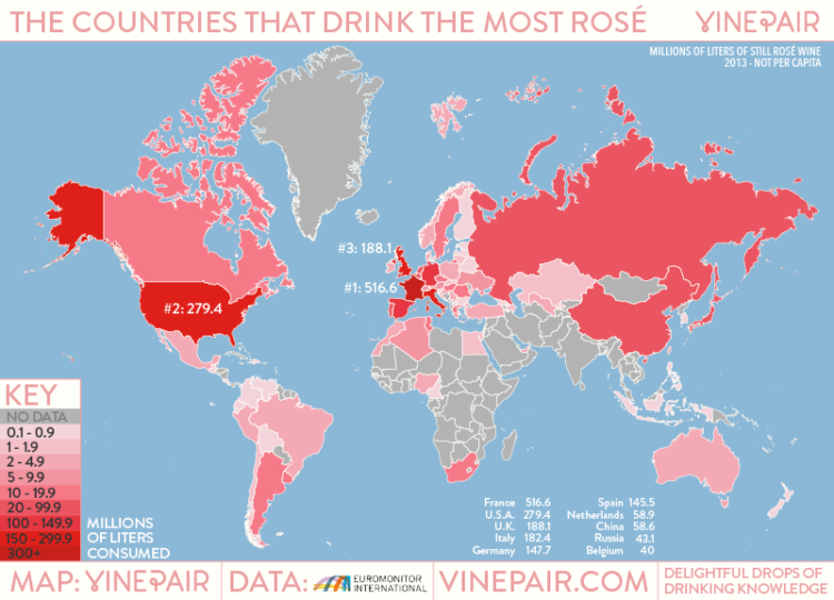THE INCREDIBLE RISE OF ROSÉ IN AMERICA – Revue Vinicole Internationale ...