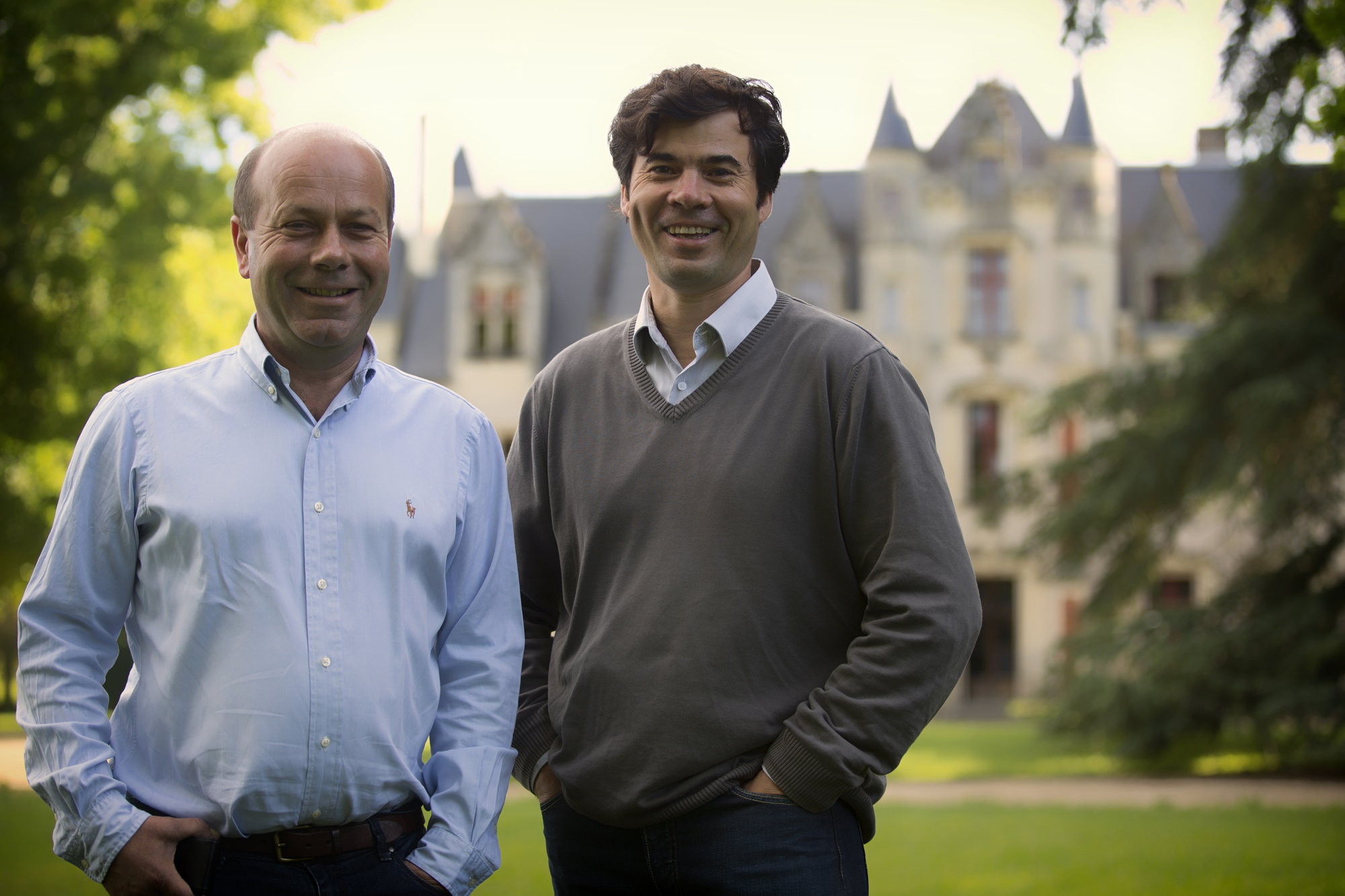 Château de La Grille à Chinon, nous attendions la sortie du millésime ...