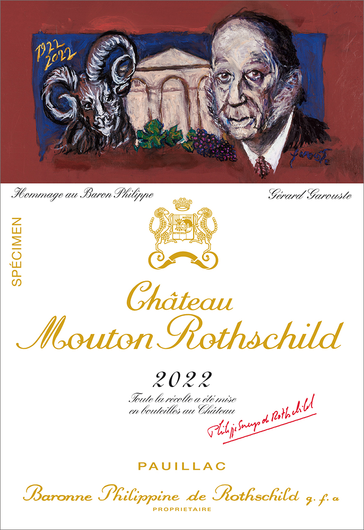 Mouton Rothschild : une nouvelle étiquette signée Garouste en hommage ...